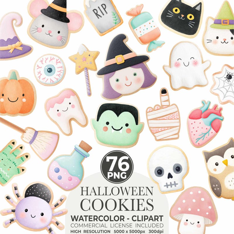Halloween Food Clipart - Etsy