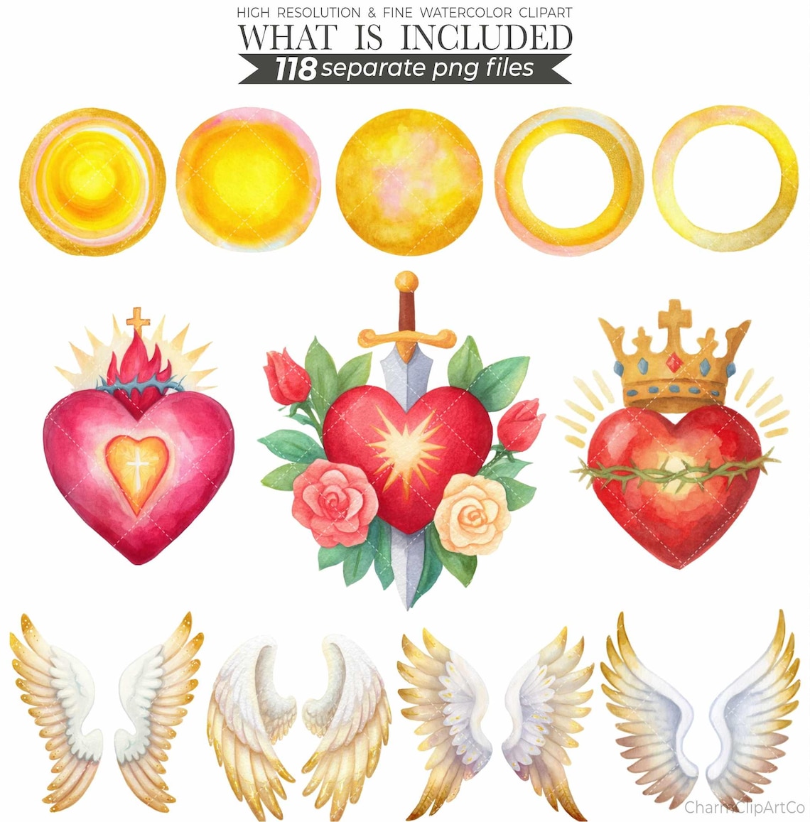 Saints Clipart Bundle – Catholic Christian Religious PNG | Watercolor ...