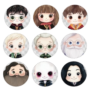 Cute Wizard School Clipart, Magical PNG Graphics (digital Download) - Etsy
