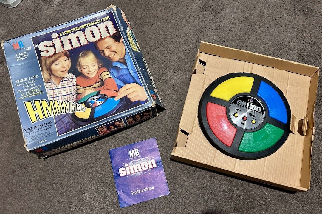 Vintage Electronic Simon Game 1978 Milton Bradley Toys MB Games 70s ...