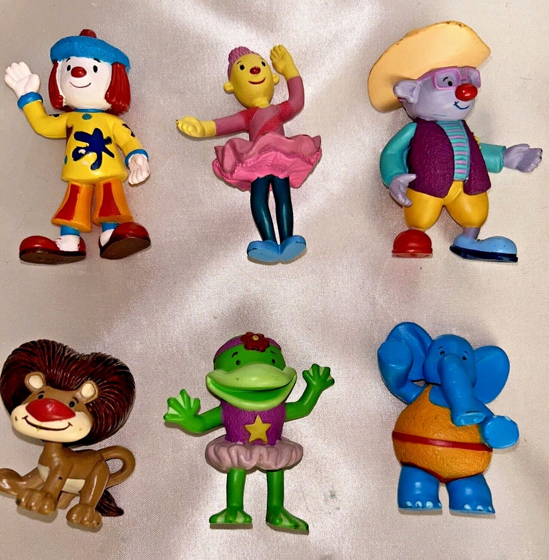 Vintage Jojo's Circus Disney 3 Figures Trina Goliath Skeebo Dinky ...