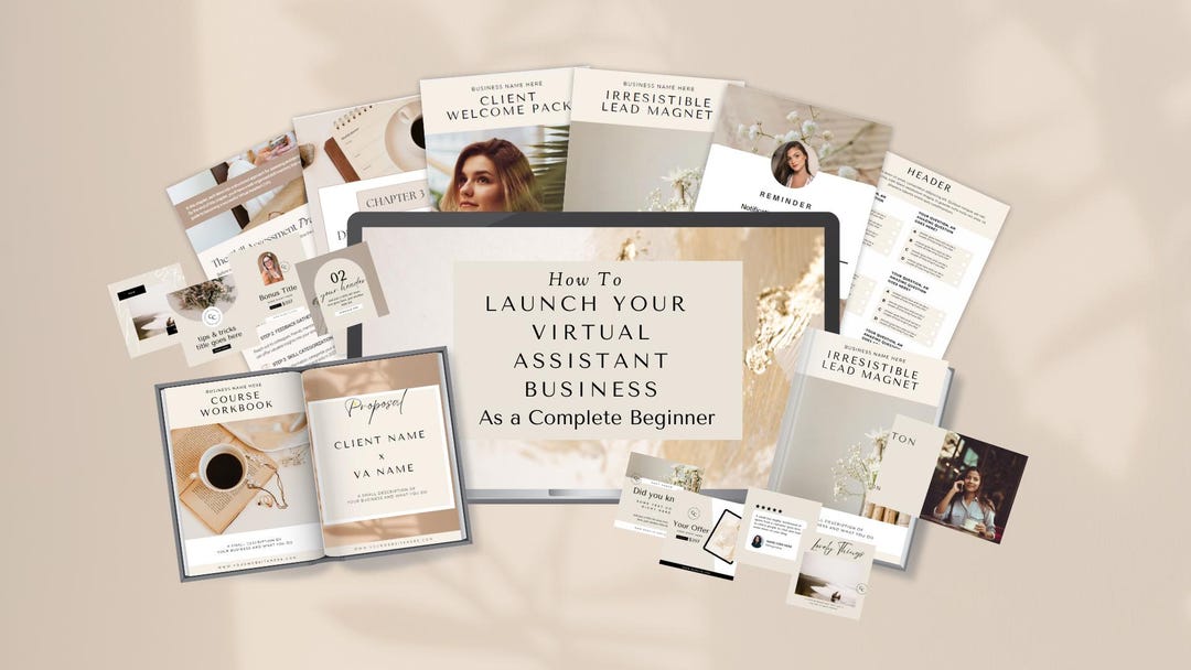 Ultimate VA Playbook | 52-page Canva Template for Virtual Assistants ...