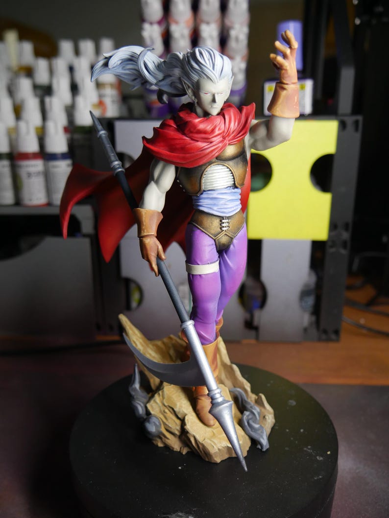 Magus - Chrono Trigger - 3d Printed and Handpainted - Etsy