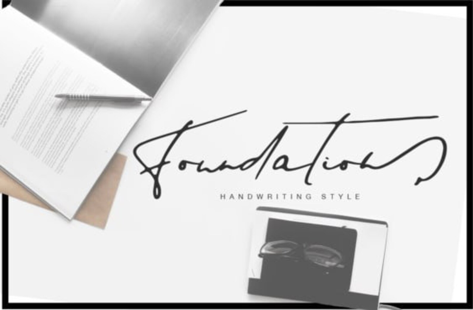 Foundation Font, Calligraphy Font, Script Font, Beautiful Font, Vintage ...