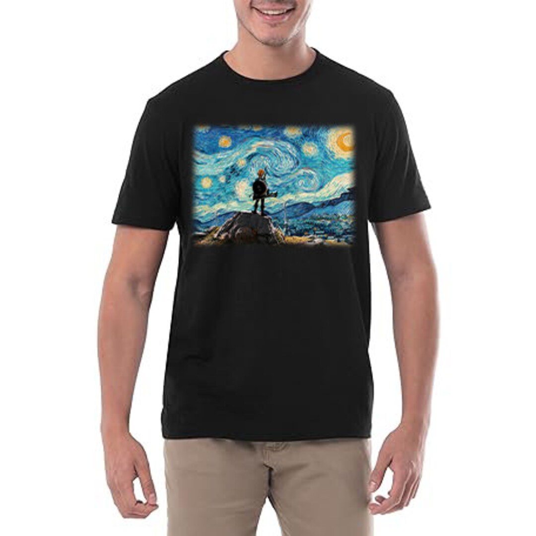 The Legend of Zelda Starry Night T-shirt, Vincent Van Gogh Sweatshirt ...