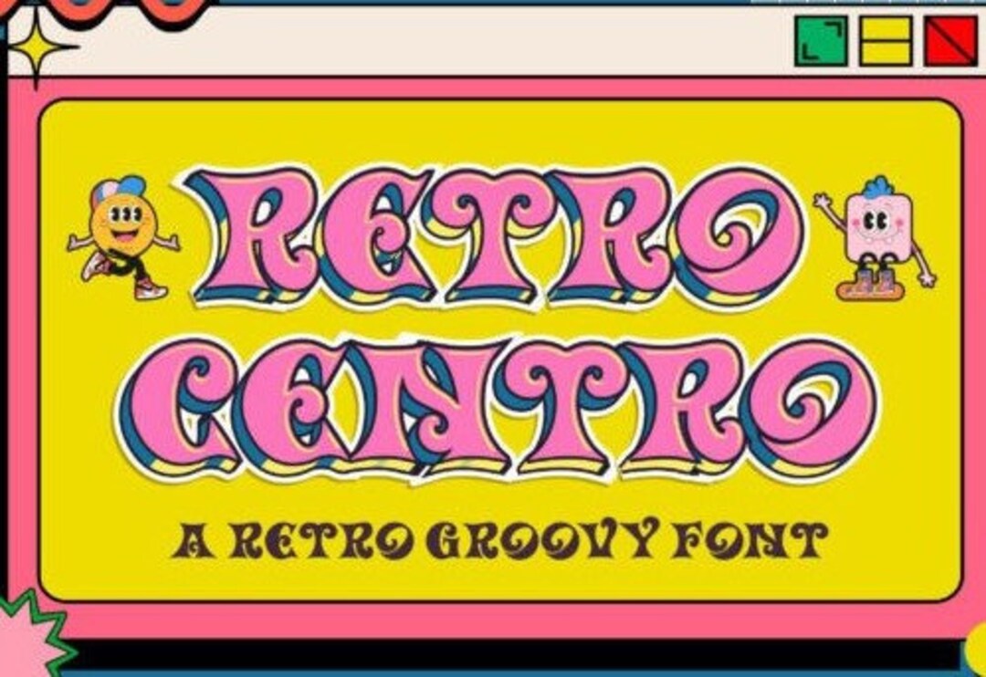 Retro Centro Font, Luxury Font, Cricut Font, Casual Font, Modern Font, Crafter Font, Cursive ...