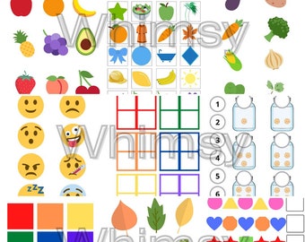 Colors Matching Game Busy Binder Learning Educational Activity ...