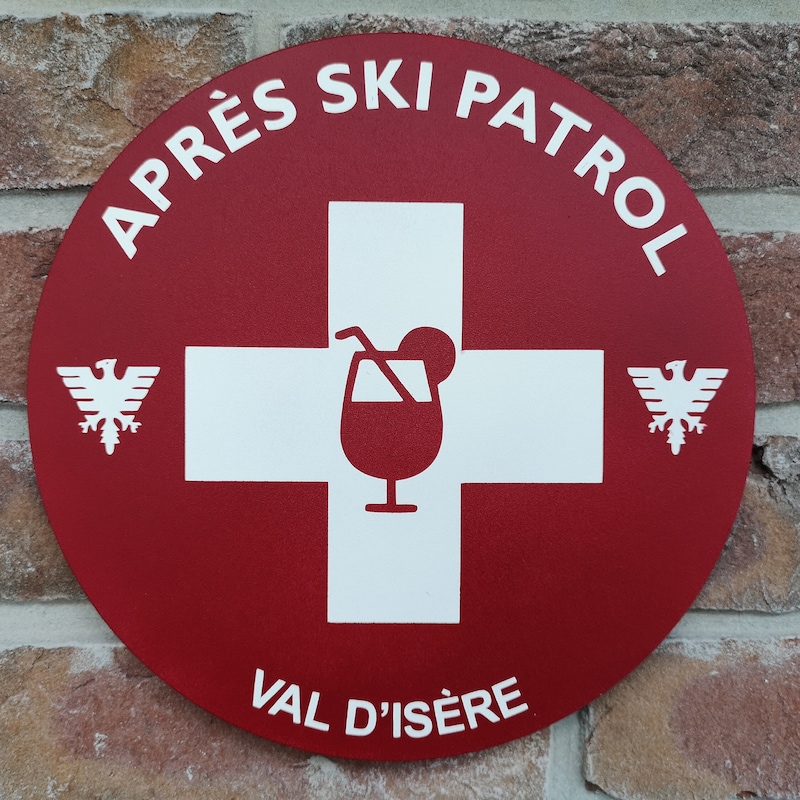Wooden Apres Ski Sign - Etsy UK