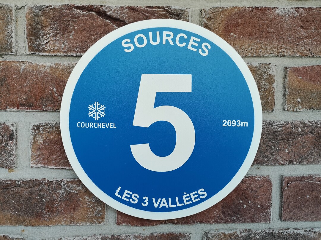 Custom Ski Piste Marker Sign: Hand-painted Alpine Decor - Etsy UK