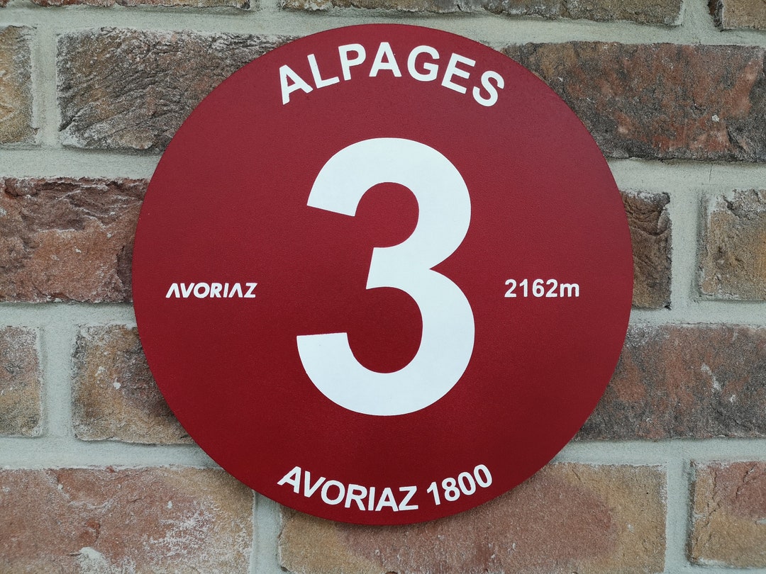 Decorative Ski Piste Sign Father's Day Gift - Etsy