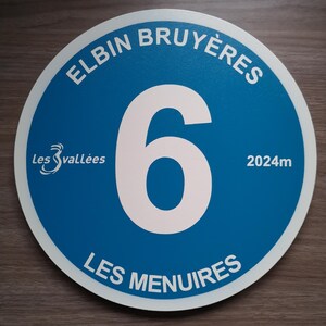 Custom Ski Piste Marker Sign: Hand-painted Alpine Decor - Etsy UK