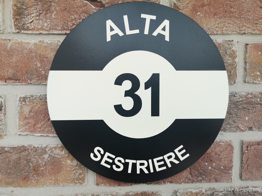 Handmade Ski Piste Marker Sign Italian Style - Etsy