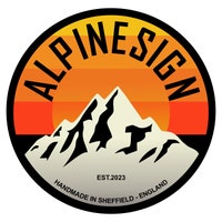 Custom Ski Piste Marker Sign: Hand-painted Alpine Decor - Etsy UK