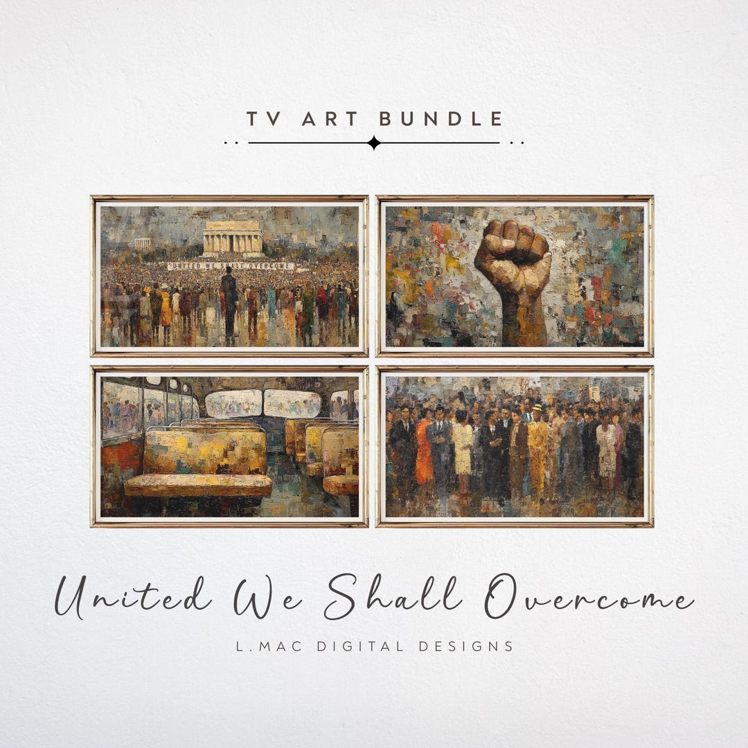 Civil Rights Frame TV Art Bundle: MLK Day Artwork for Digital Display ...