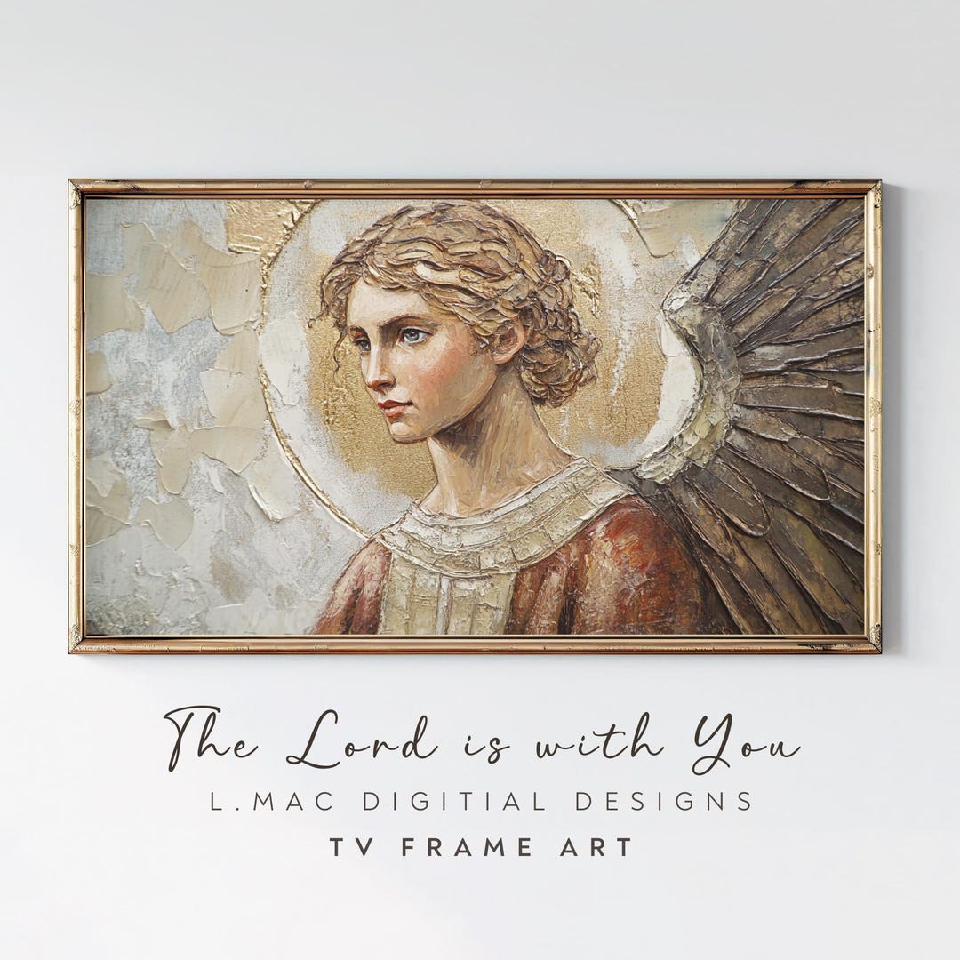 St. Gabriel the Archangel Artwork Religious Samsung TV Art | Christian ...