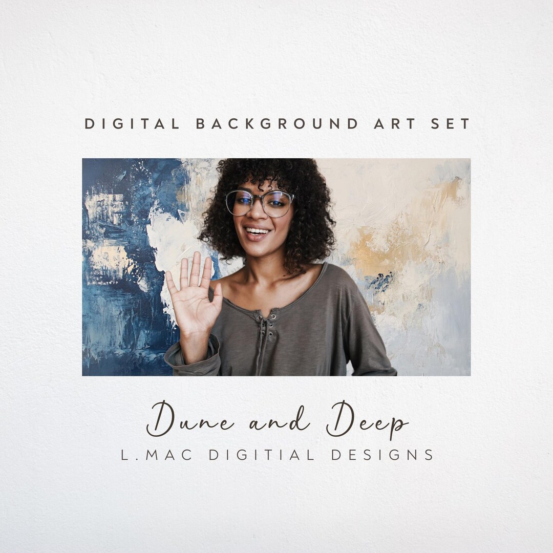 Professional Digital Background Set for Virtual Meeting | Video ...