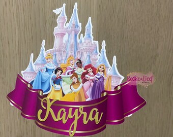 Princess Cake Topper - Etsy