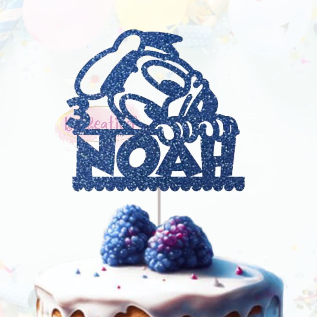 Donald Duck Cake Topper Personalised Donald Duck Cake Topper With Name ...