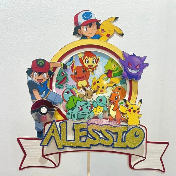 Pikachu Boys Cake Topper - Etsy