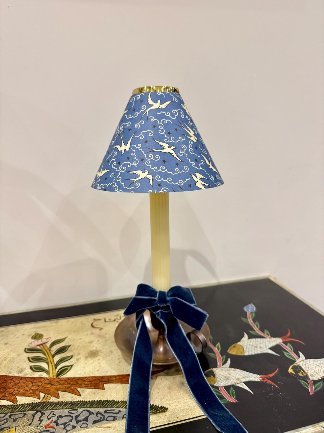 Blue Bird Shade for Dining Candles, Festive Decor, Table Scape - Etsy