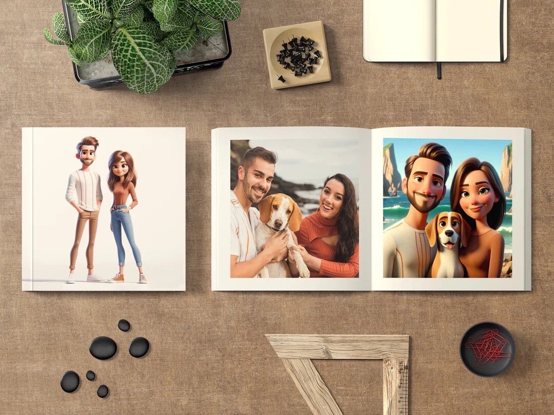 Pixar Style Animated Photo Album. Impression. Pixar Customization ...