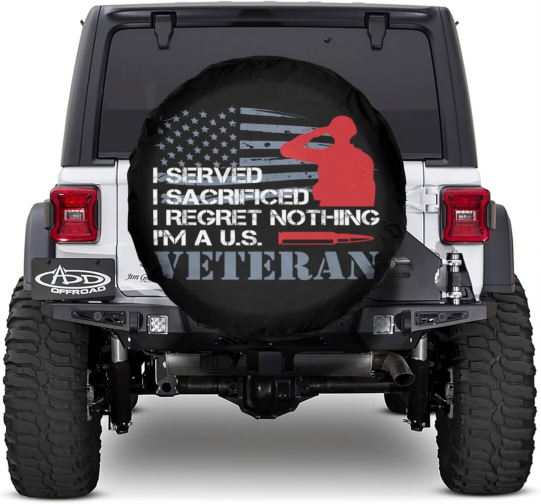 Military Tire Cover, Veteran Tire Cover, Patriot Tire Cover, Gift for ...