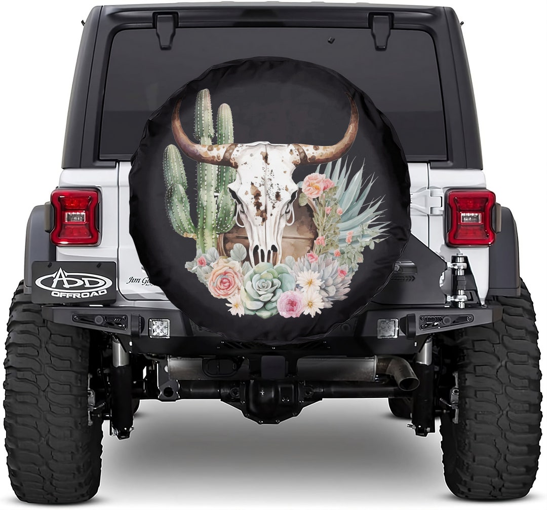Spare Tire Cover Country, Custom Desert Tire Cover, SUV, Camper, Jeep ...