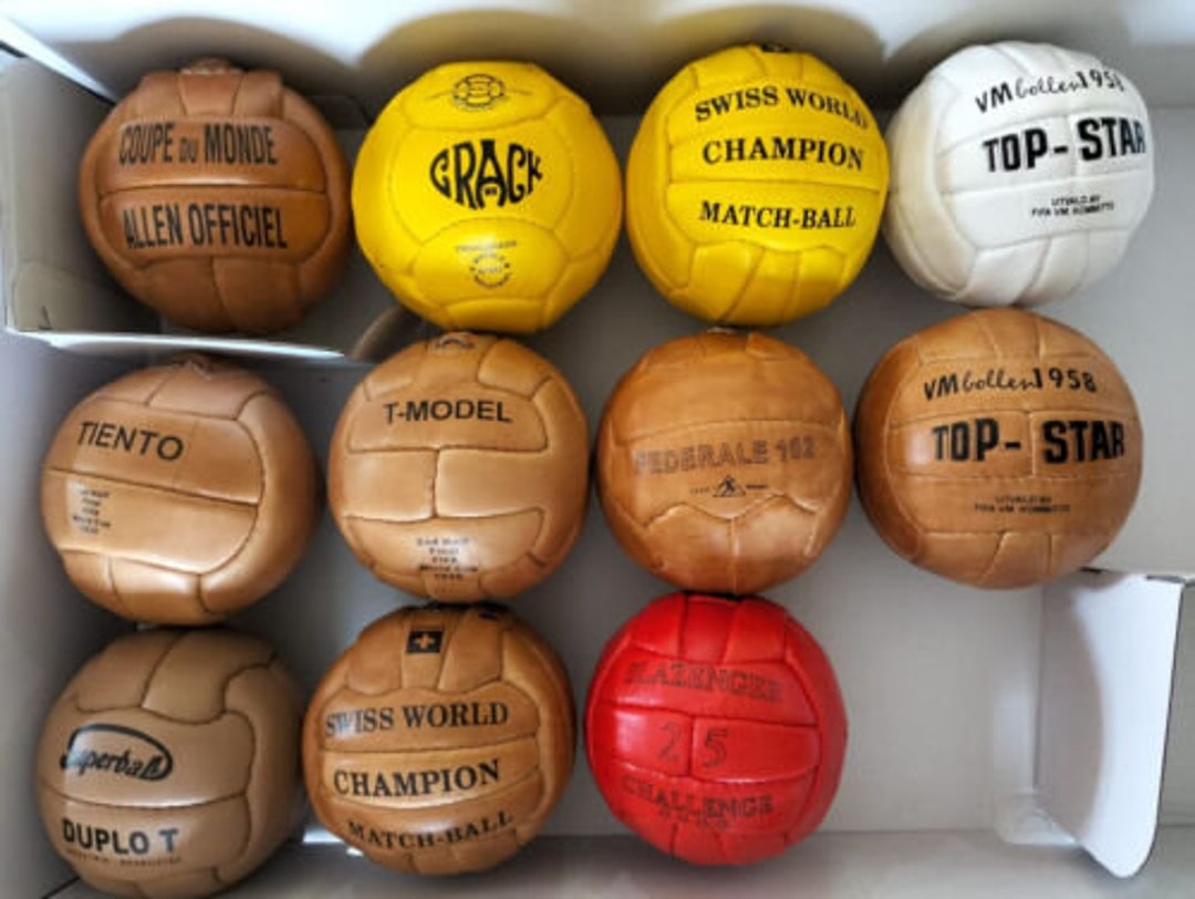 Mini Footballs Set FIFA World Cup 1980-2024 Official Match Soccer Ball ...