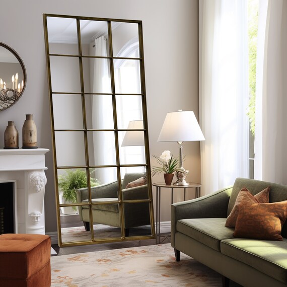 Mirror full length wall store