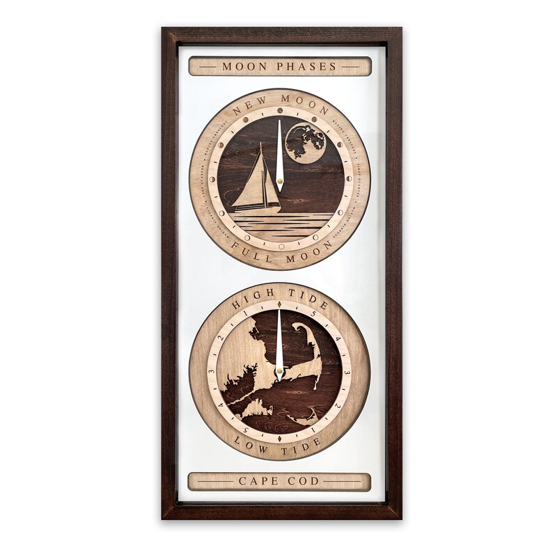 Tide Clock With Moon Phases - Etsy