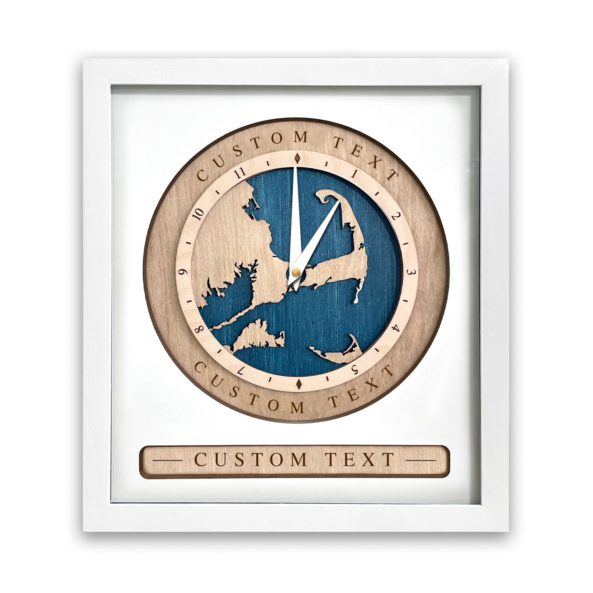 Custom Location Time Clock, Custom Clock, Nautical Time Clock - Etsy
