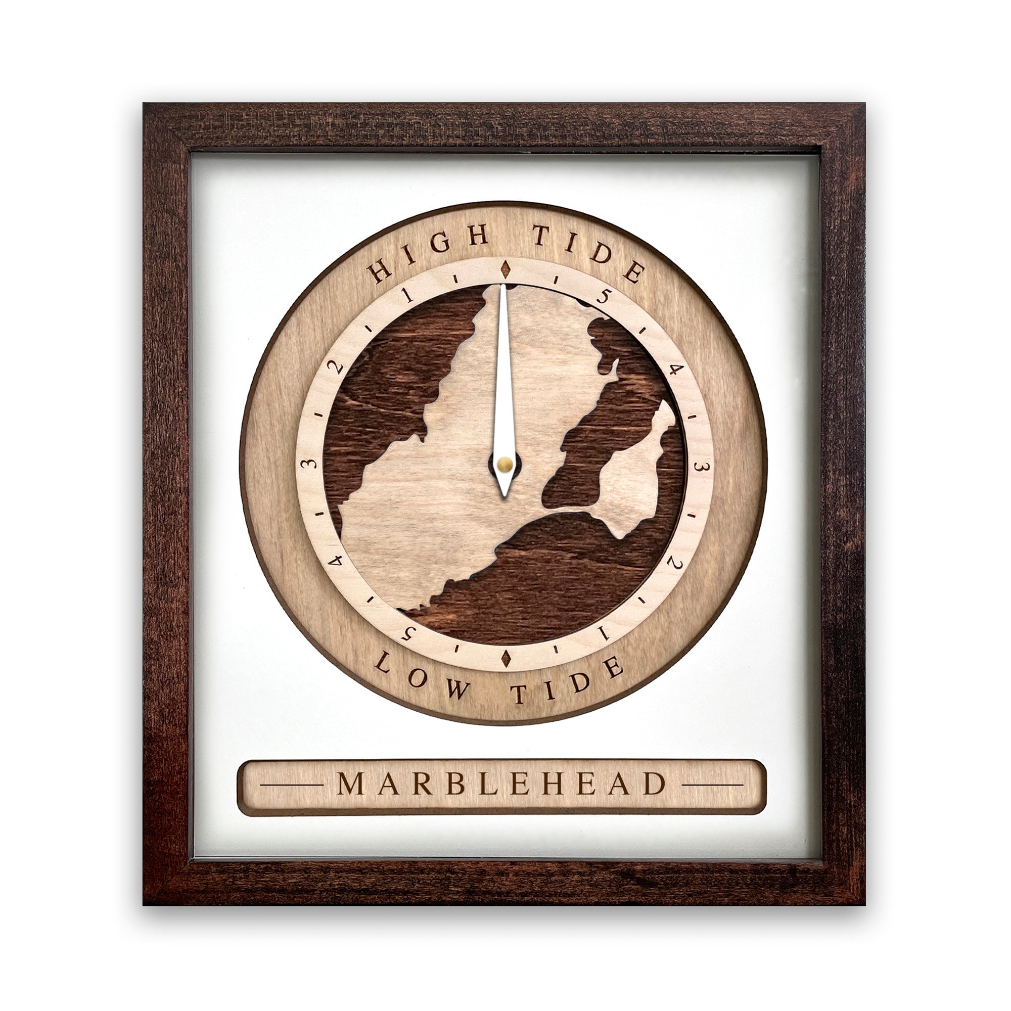Custom Location Tide Clock, Tidal Clock Tracker, Nautical Chart Clock ...