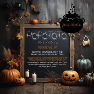 PRINTABLE ART - Haunted Puppet Theater With Marionettes - Etsy