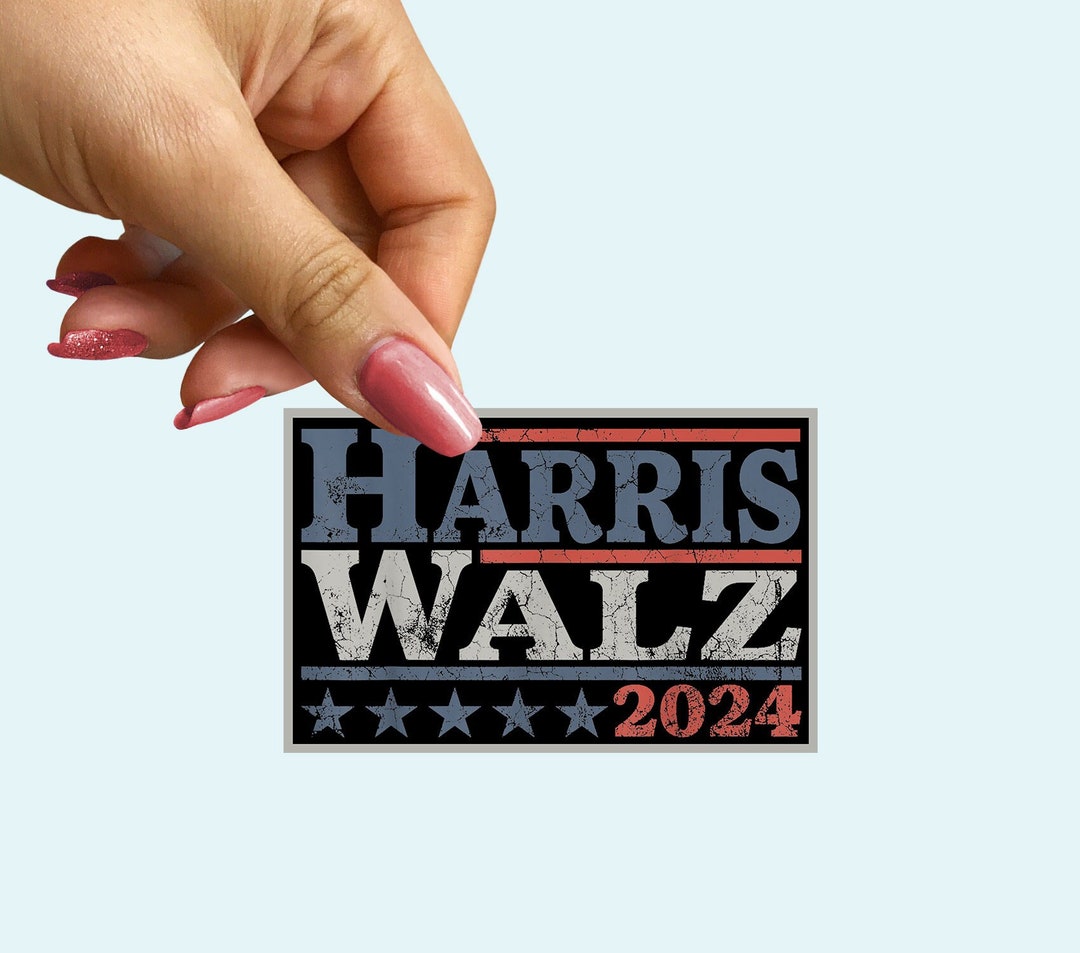 Harris Walz Sticker, Kamala Harris Sticker, Kamala Harris 2024 ...
