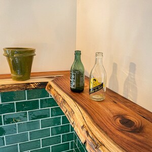 Handmade Wooden Angle Shelf Chic Geometric Corner Storage Сorner Wall ...