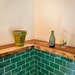 Handmade Wooden Angle Shelf Chic Geometric Corner Storage Сorner Wall ...
