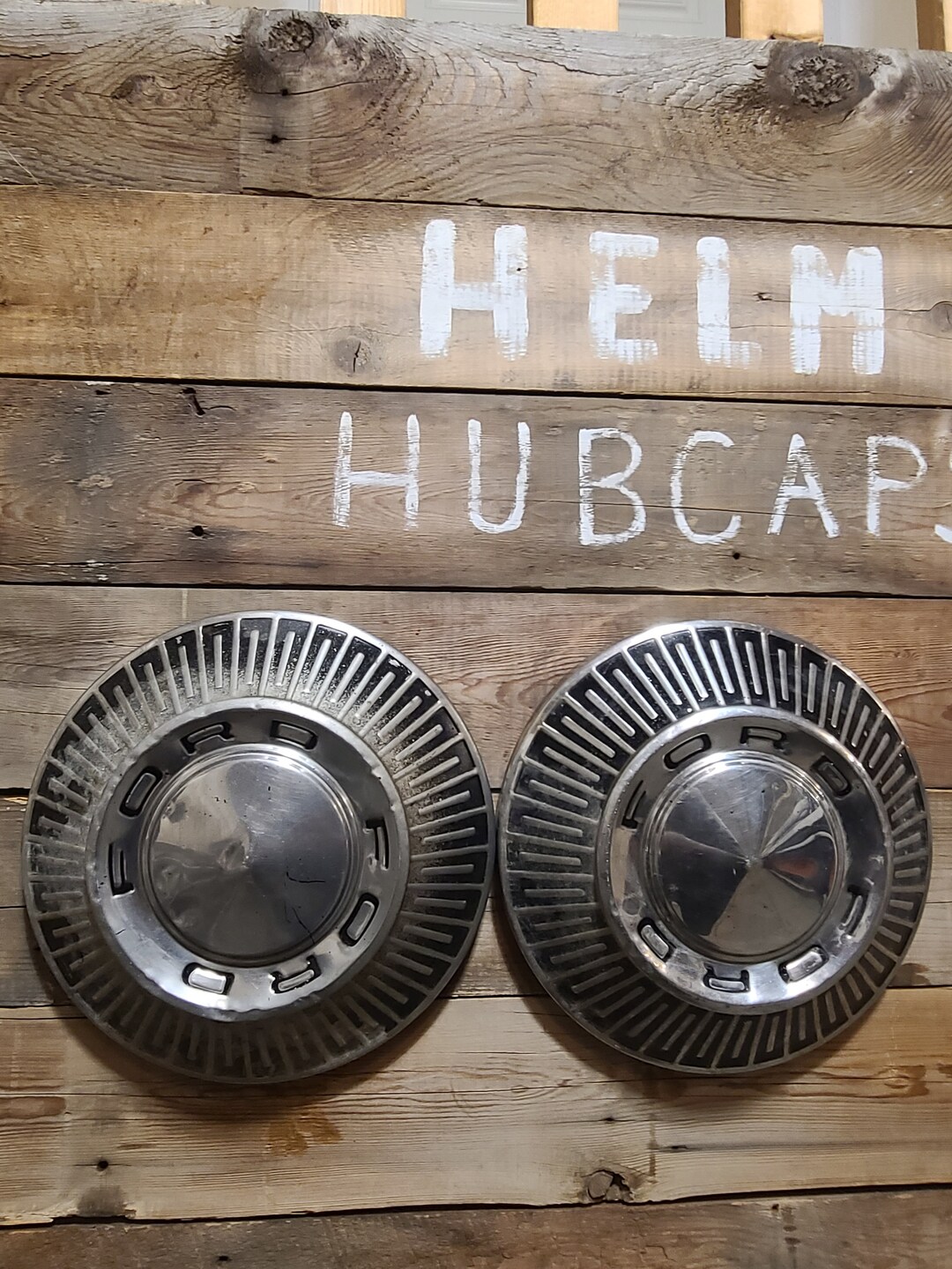 1965-1966 Ford Galaxie Hubcaps Dogdish Set of 2 - Etsy
