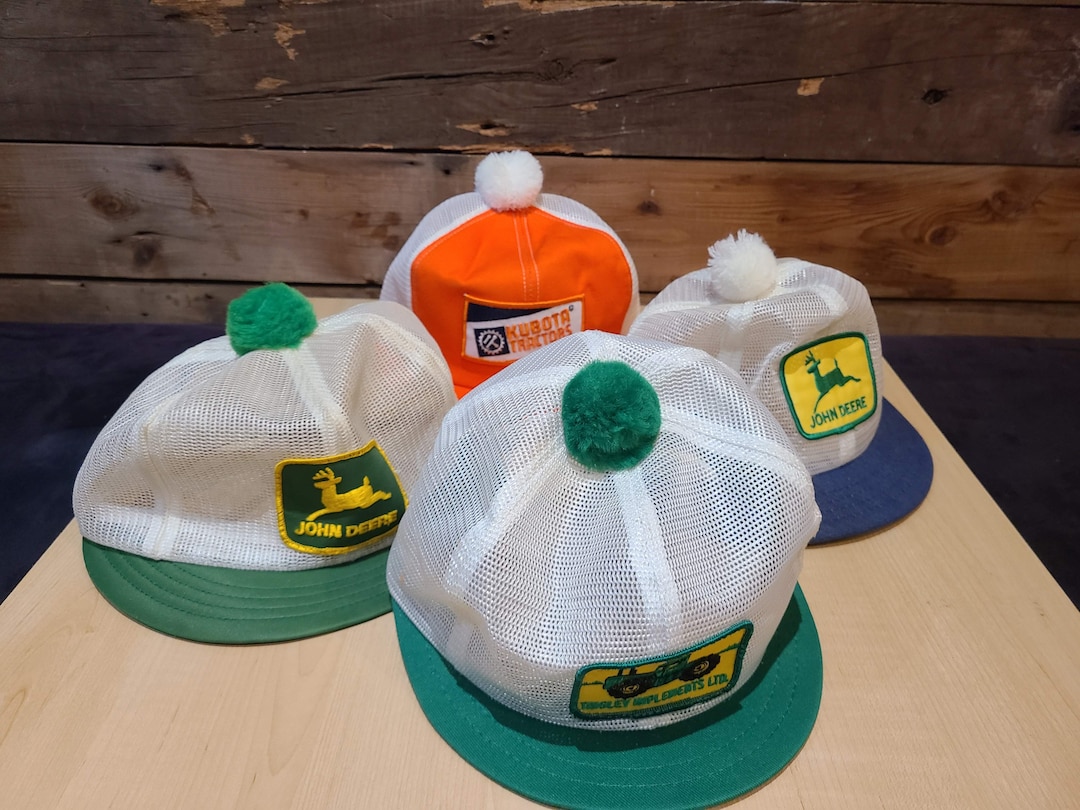 Vintage John Deere Kubota Short Rim Mesh Trucker Hat - Etsy