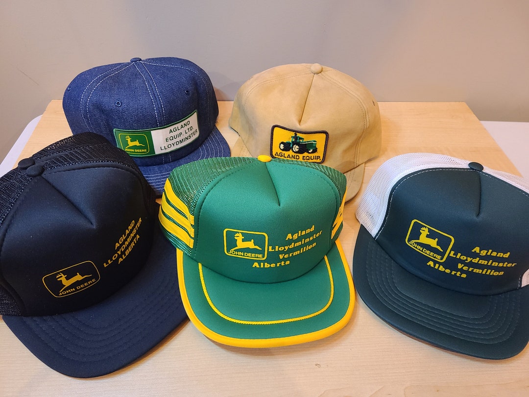 Vintage Agland John Deere Tractor Equipment Trucker/farmer Hat - Etsy