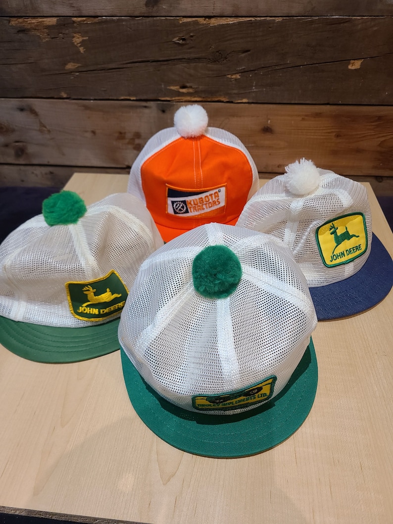 Vintage John Deere Kubota Short Rim Mesh Trucker Hat - Etsy Canada
