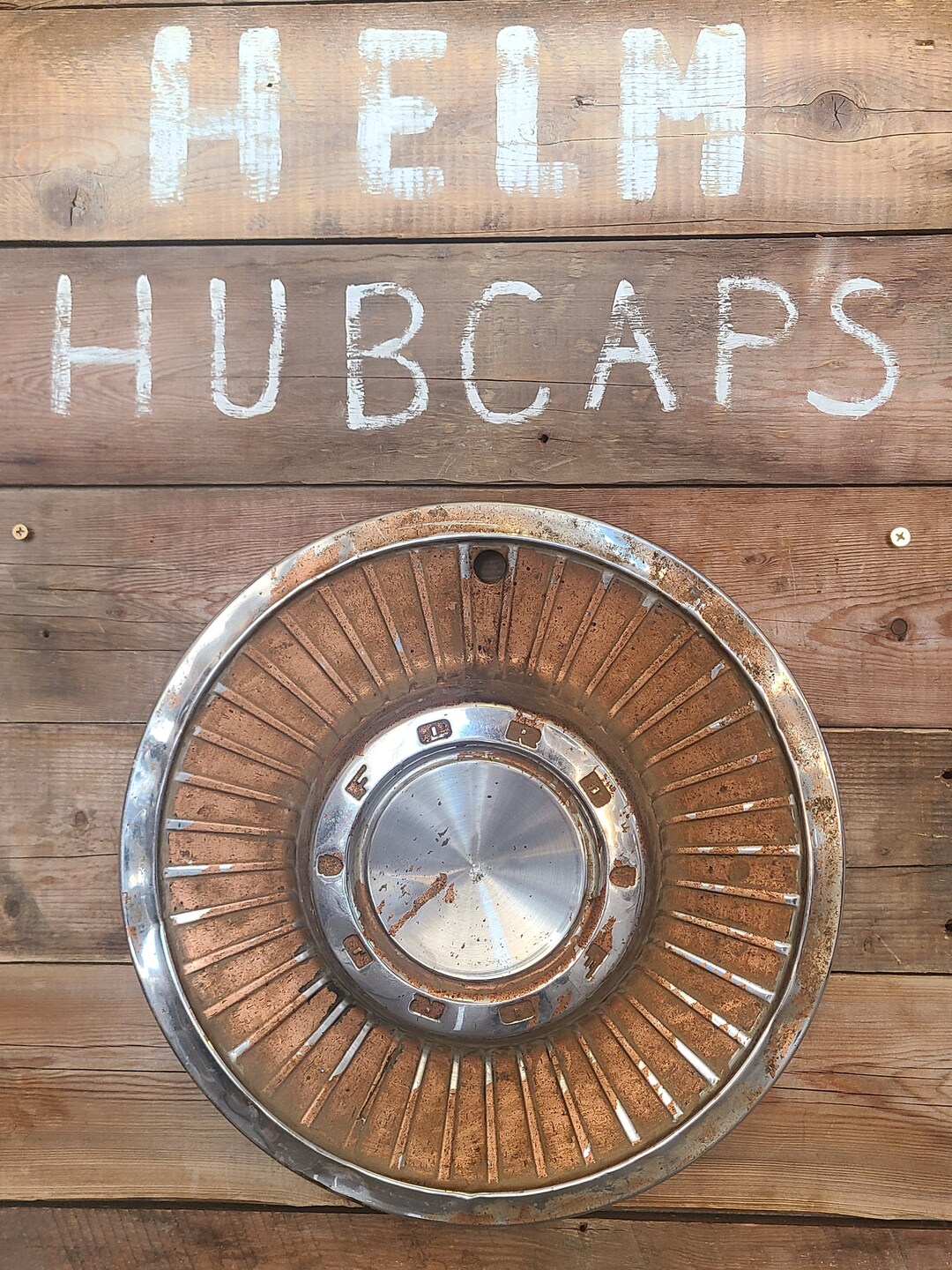 Vintage 1960'S Ford Hubcap - Rusty - Etsy