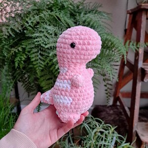 Crocheted Dino Rexy the T-rex Plushie Amigurumi Stuffed Animal ...