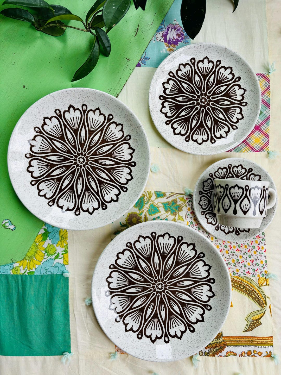 5 Pieces Vintage Bilton’s Staffordshire Ironstone Tableware Set - Etsy