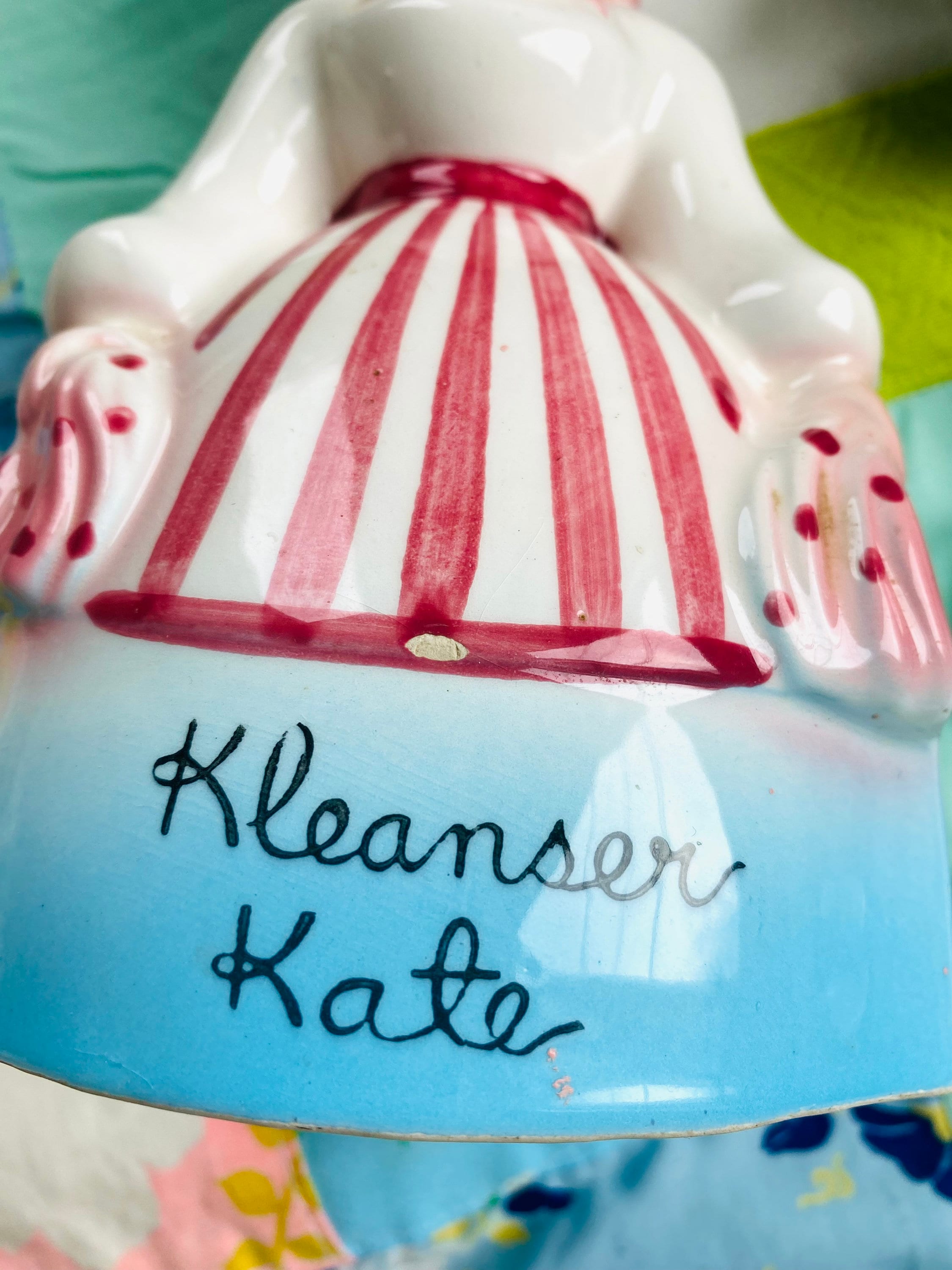 Vintage Napco Kleanser Kate 1950s Kitchen Cleanser Powder Shaker, Ceramic Kitschy Collectables ...