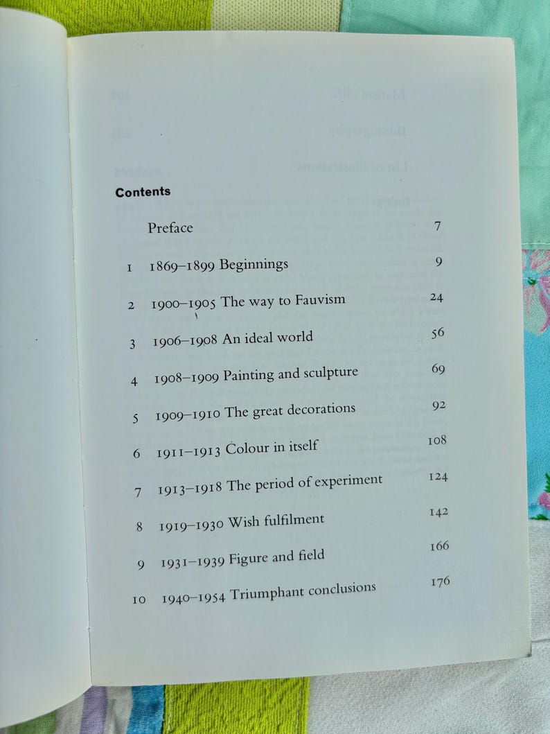 Matisse by Lawrence Gowing, 1985 Edition, World of Art, Vintage Art ...