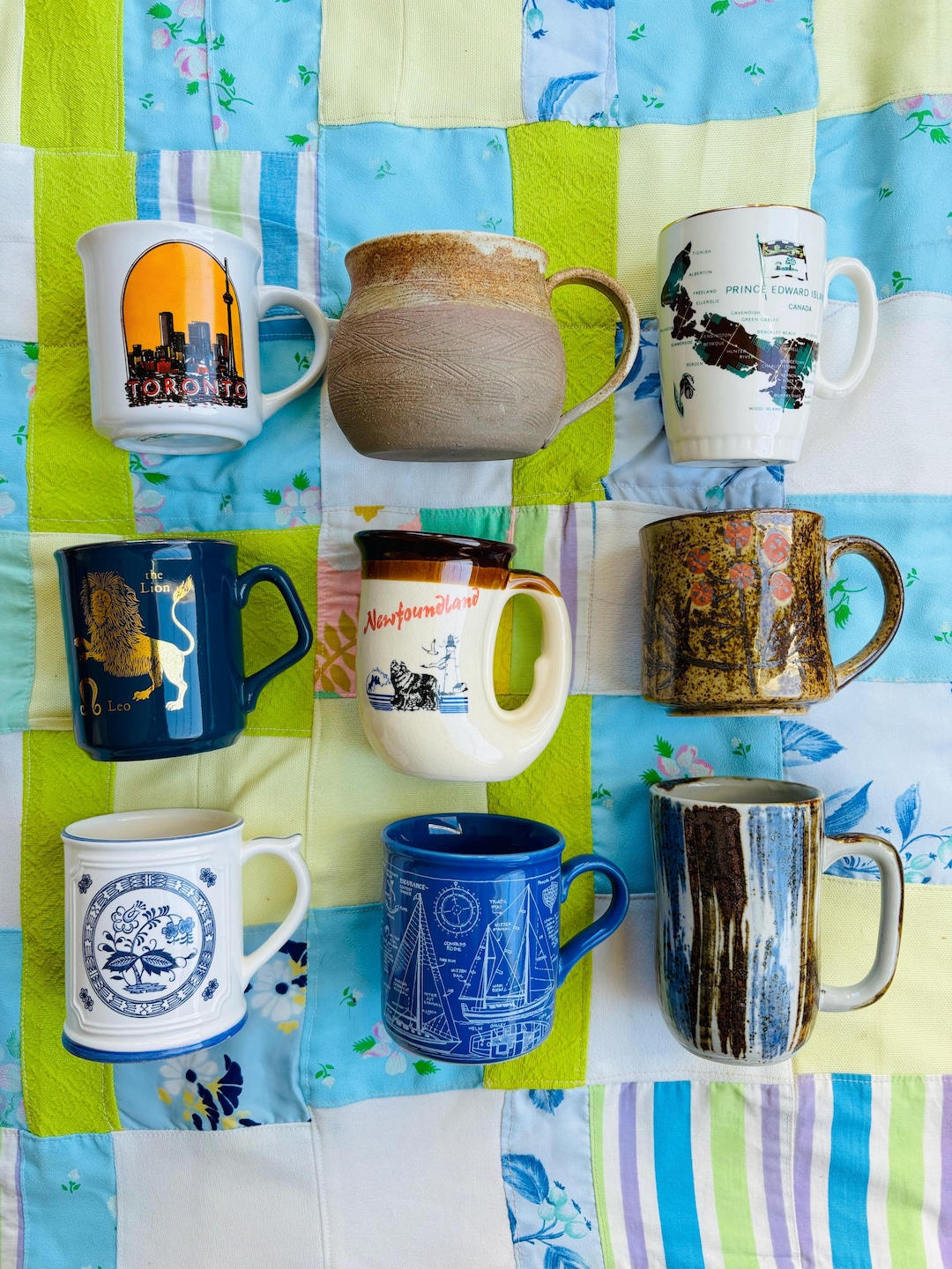 Vintage Mug Collection, Pick Your Own Mug, Cottage Mugs, Retro Mugs, Stoneware, Pottery Mugs - Etsy
