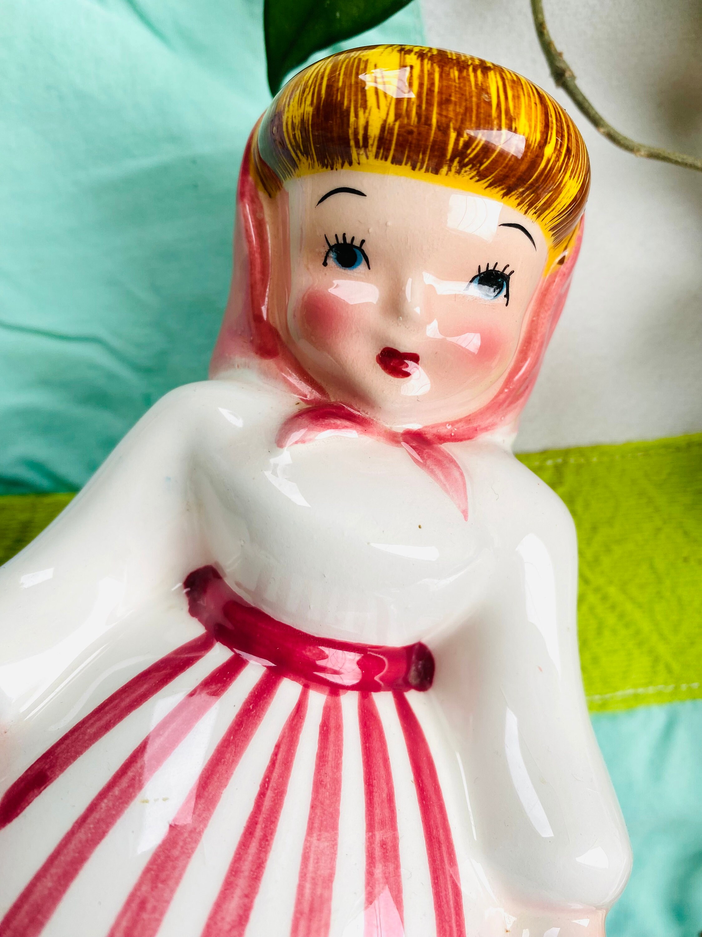 Vintage Napco Kleanser Kate 1950s Kitchen Cleanser Powder Shaker, Ceramic Kitschy Collectables ...