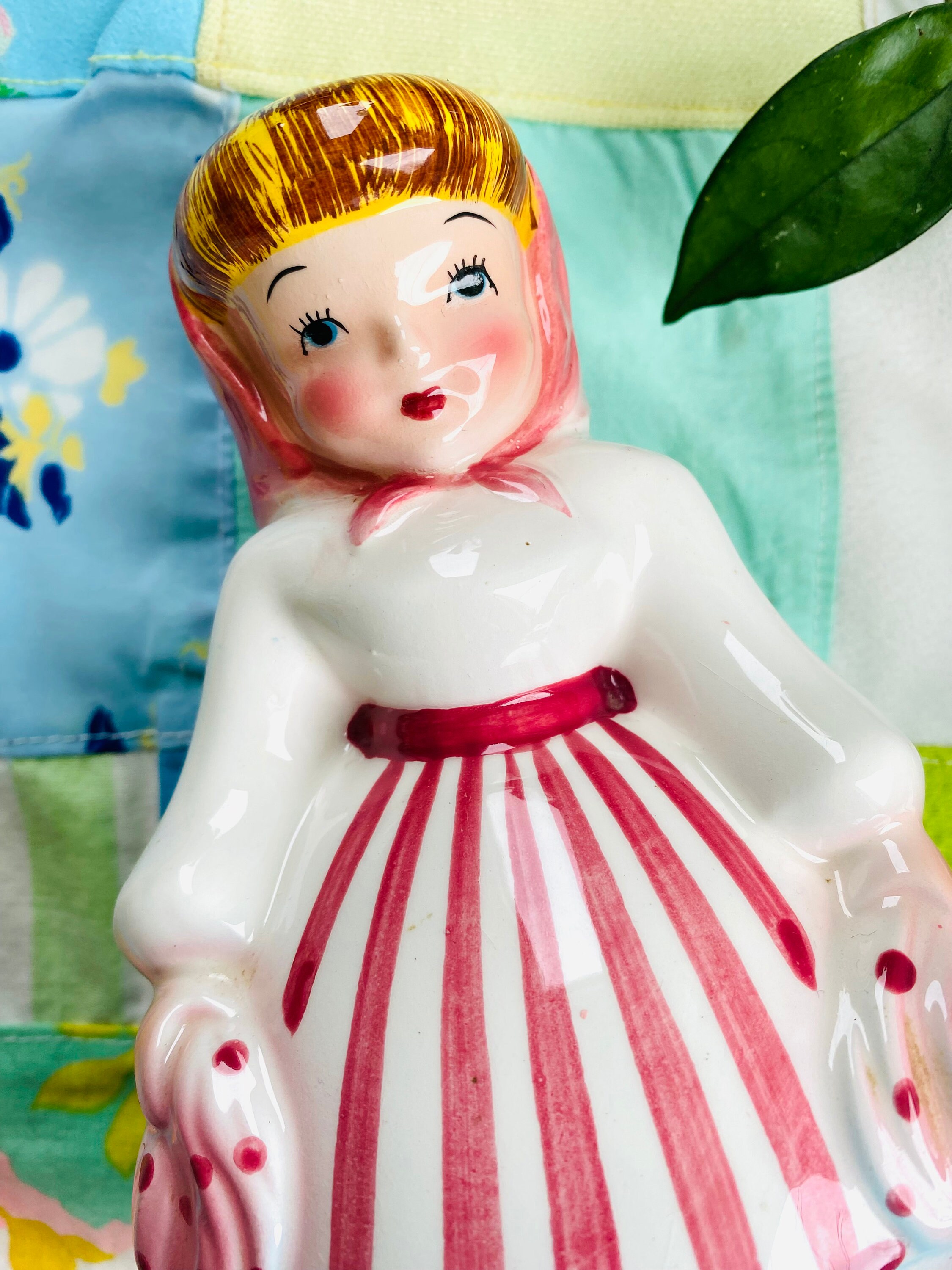 Vintage Napco Kleanser Kate 1950s Kitchen Cleanser Powder Shaker, Ceramic Kitschy Collectables ...