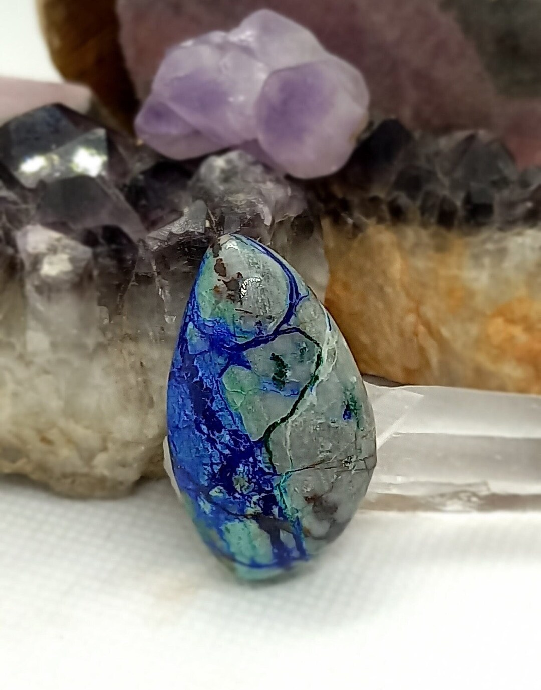 Azurite Malachite in Matrix Western Australia - Etsy