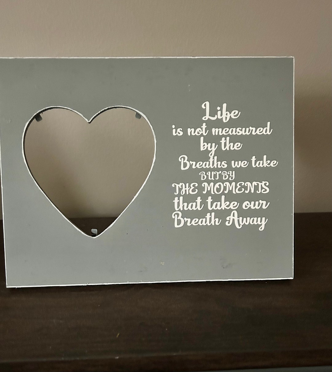 Life Quote Picture Frame - Etsy